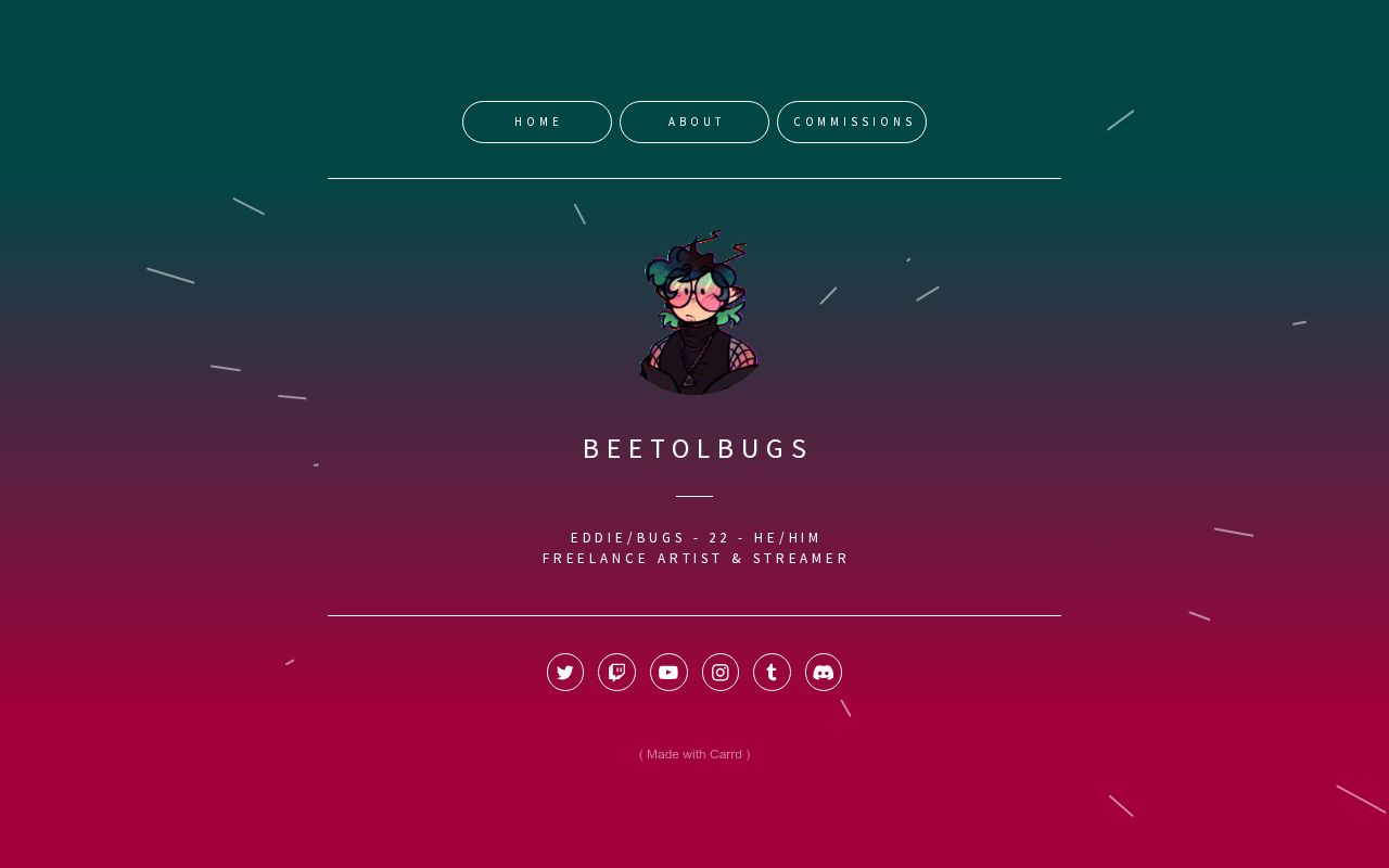 eddie's funky carrd!